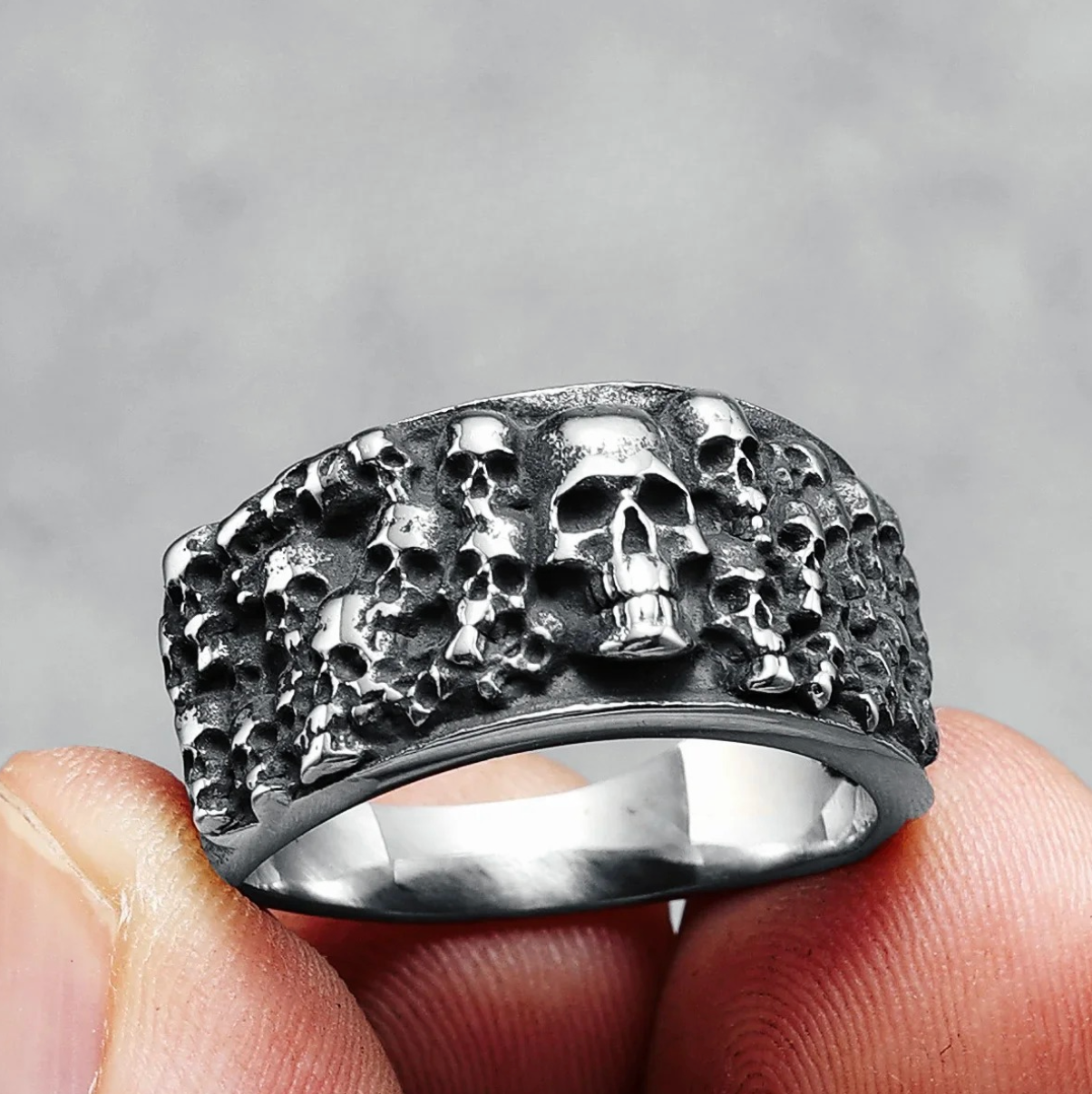 Skull King Ring – Heritage Crafted