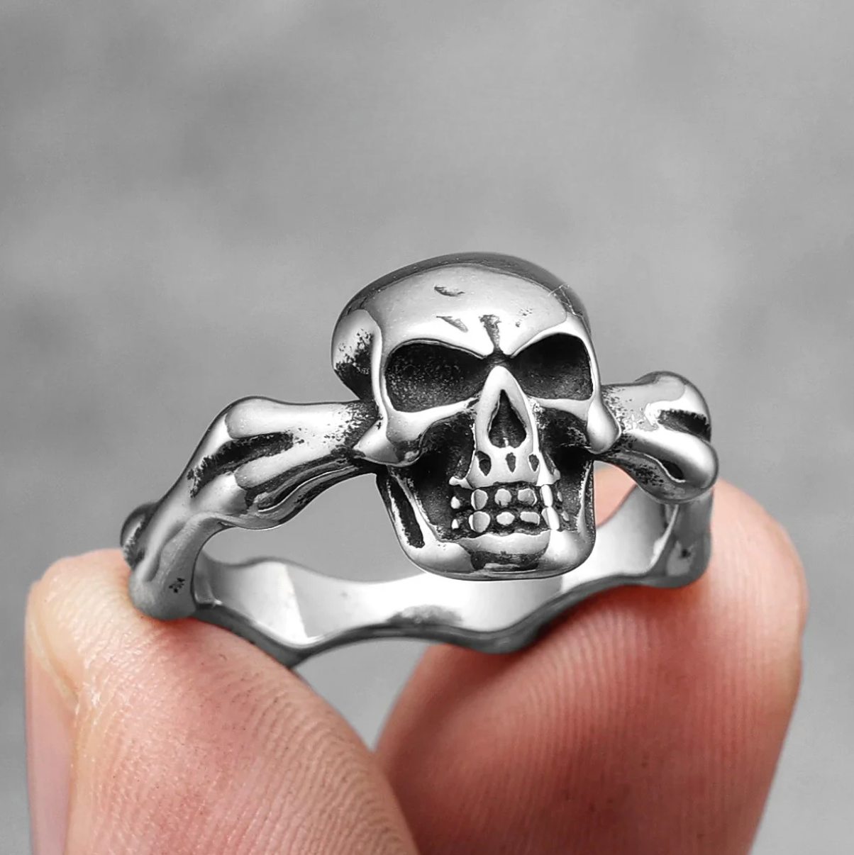 Skull & Bones Ring – Heritage Crafted